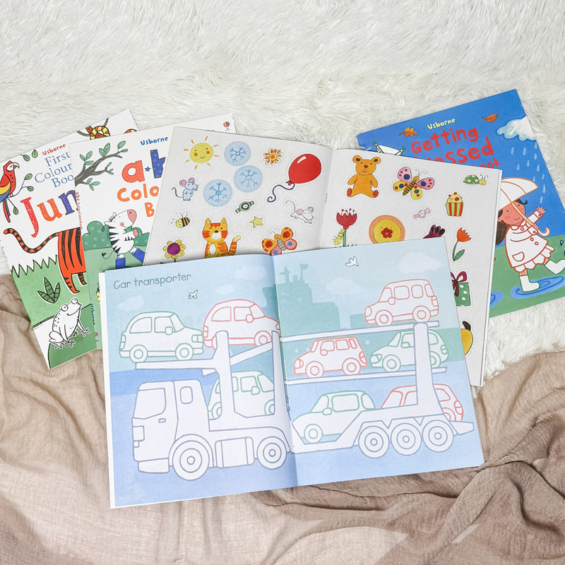 Usborne Colouring Sticker Book | Greet And Gift Singapore