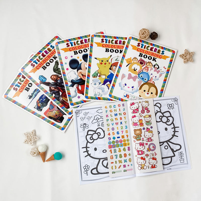 Colouring Sticker Book | Greet And Gift Singapore